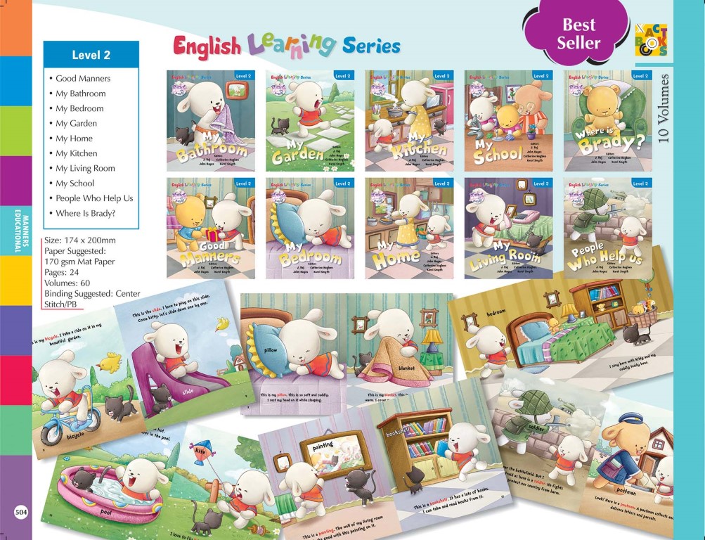 English learning series Brady the bunny | Xactbook