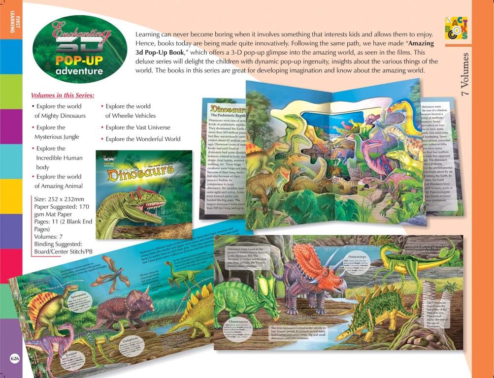 3d Pop-Up Book | Xactbook