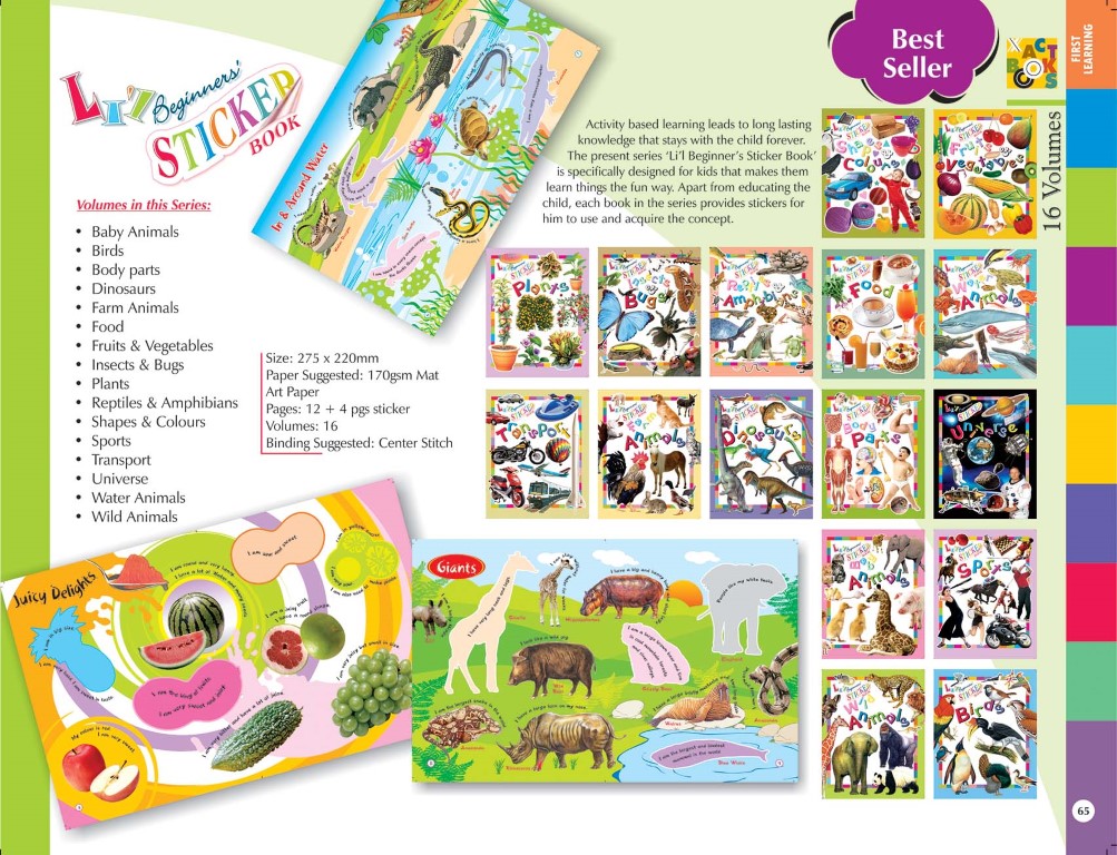 ‘Li’l Beginner’s Sticker Book’ | Xactbook