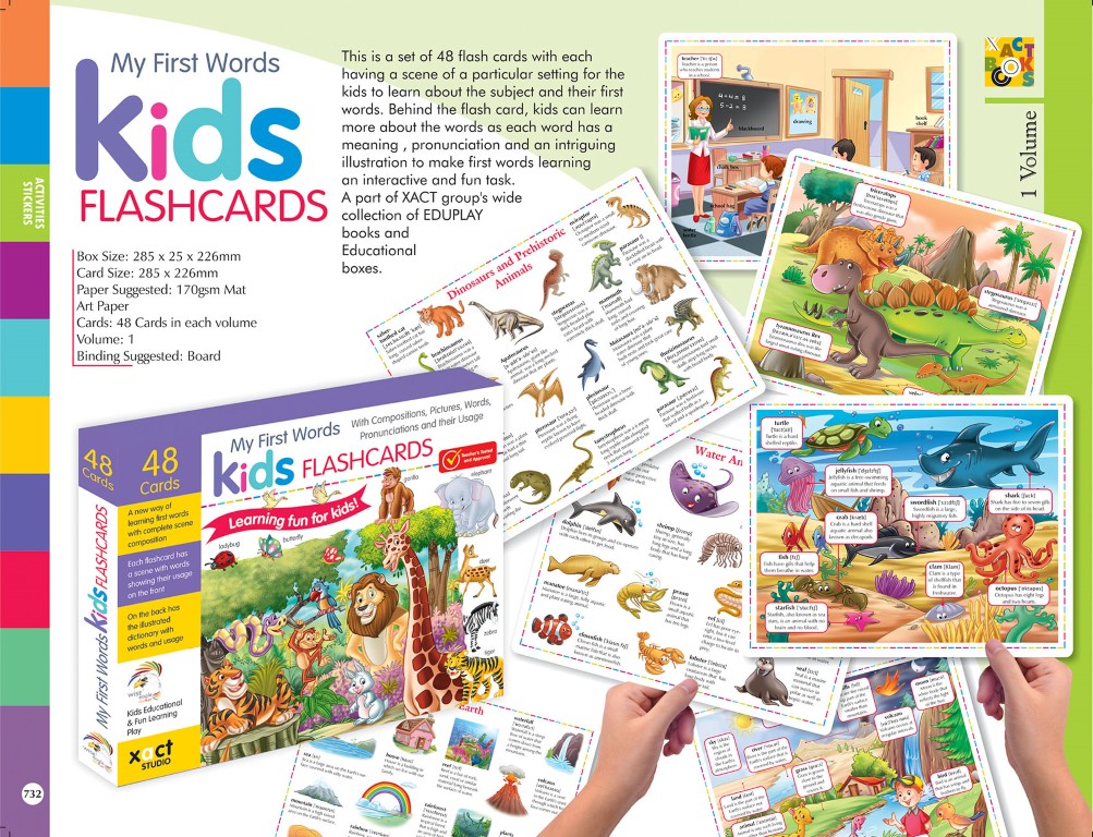 My First Word KidS Flashcards | Xactbook